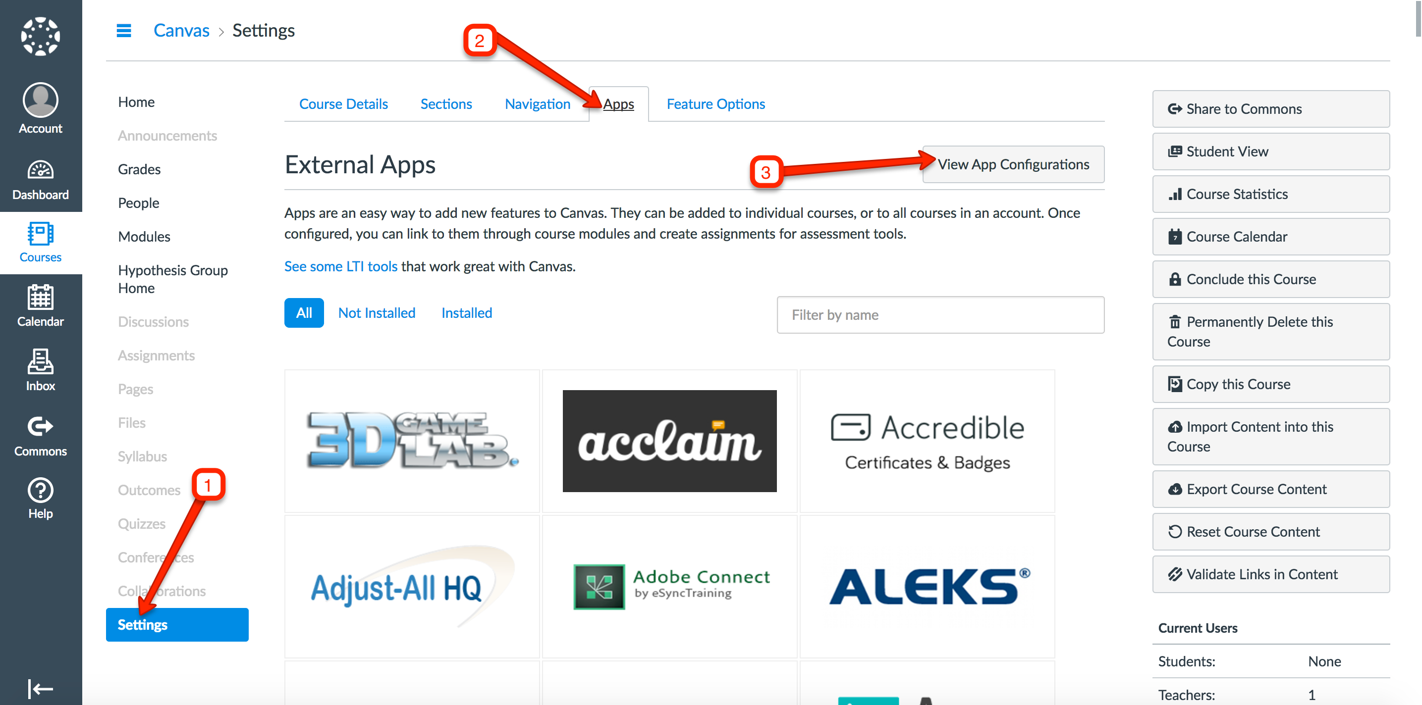 apps : Hypothesis