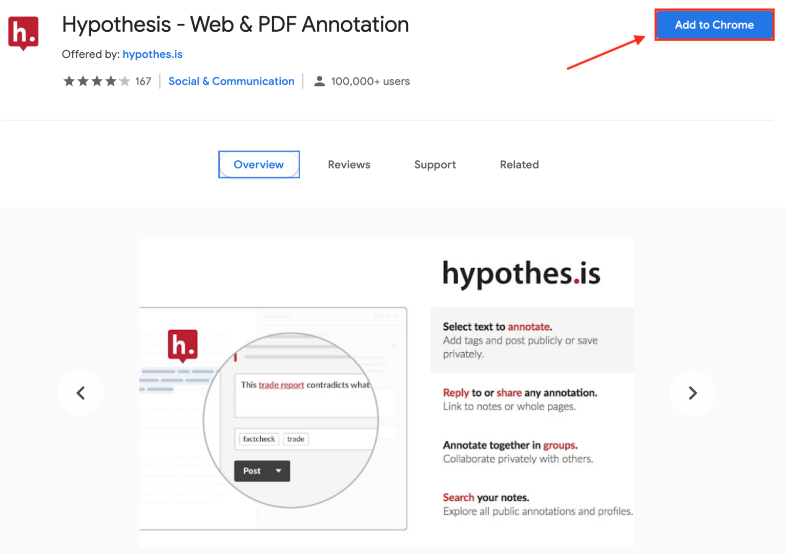 Installing the Chrome Extension : Hypothesis Installing the Chrome Extension : Hypothesis