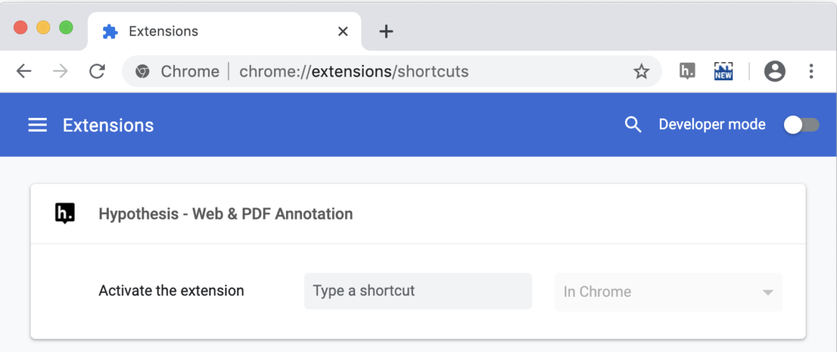 How to Activate Hypothesis on a Web Page : Hypothesis