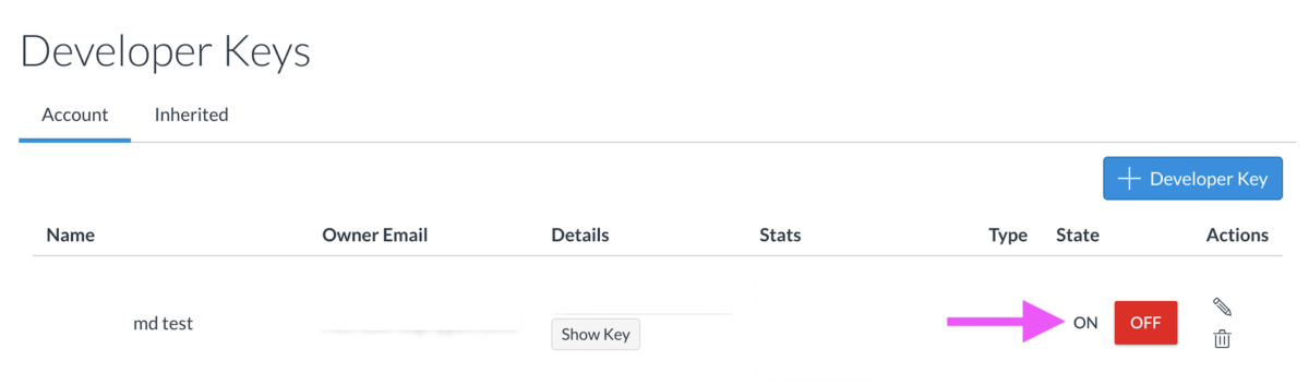 Creating Canvas Developer Credentials for the Hypothesis LMS App : Hypothesis