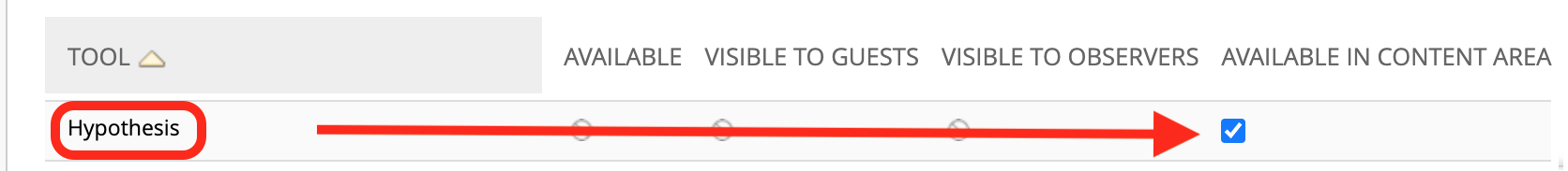 Creating Hypothesis-Enabled Readings in Blackboard Learn Original : Hypothesis