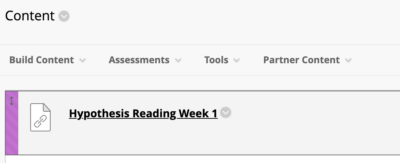 Creating Hypothesis-Enabled Readings in Blackboard Learn Original : Hypothesis