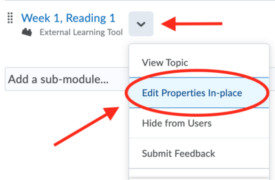 Creating Hypothesis-Enabled Readings in D2L Brightspace : Hypothesis