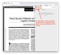 Using Canvas Sections to Create Hypothesis Reading Groups : Hypothesis