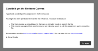 Fixing a Broken Canvas File Link : Hypothesis