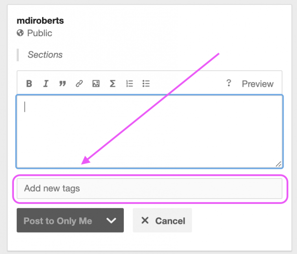 Using Tags to Create Hypothesis Reading Groups : Hypothesis