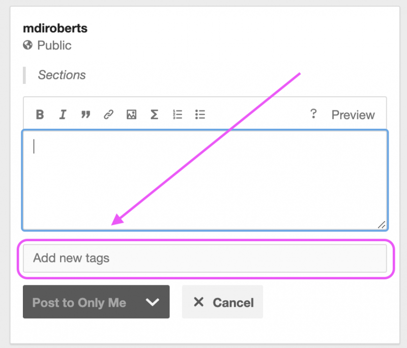 Using Tags to Create Hypothesis Reading Groups : Hypothesis