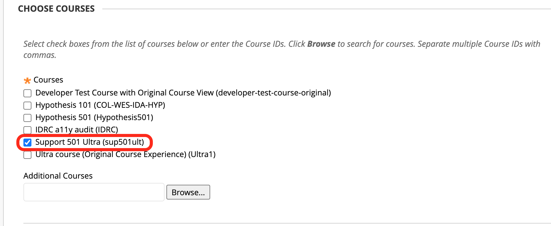 Using Hypothesis With Blackboard Course Files : Hypothesis