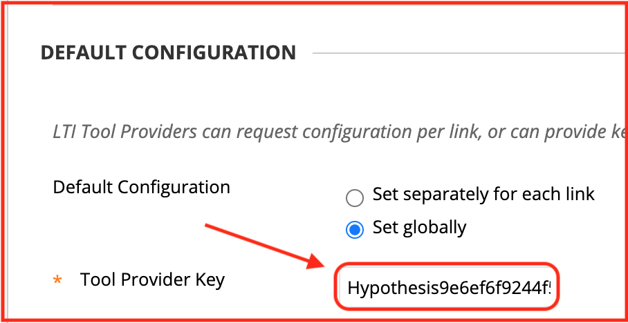 Enable Hypothesis REST API Integration With Blackboard : Hypothesis