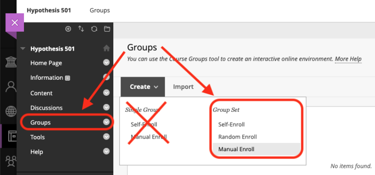 Using Blackboard Groups to Create Hypothesis Reading Groups : Hypothesis