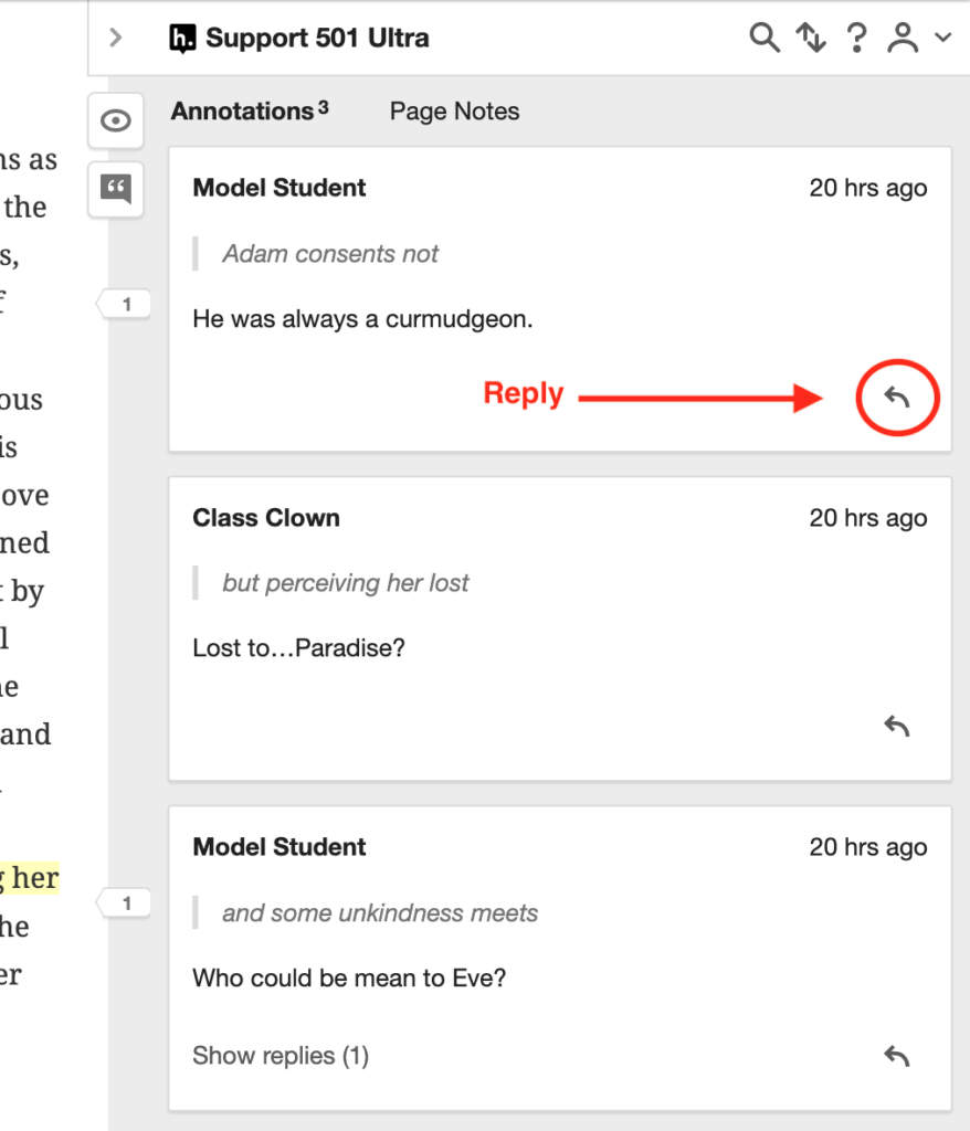 Using the Hypothesis VitalSource Reader in the Hypothesis LMS app (Student Guide) : Hypothesis
