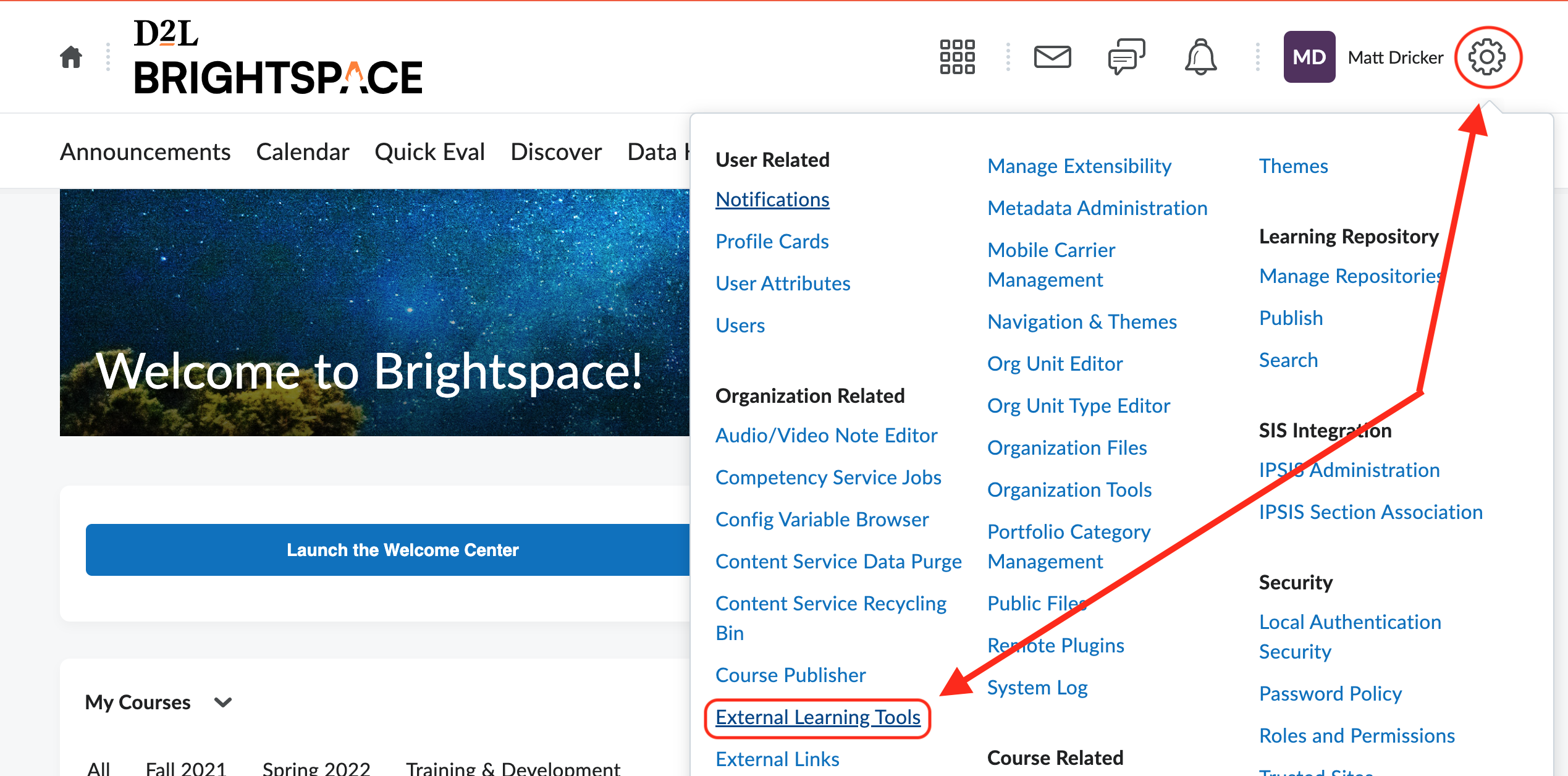 Register a new D2L Brightspace OAuth 2.0 app integration for an existing Hypothesis LMS app ...