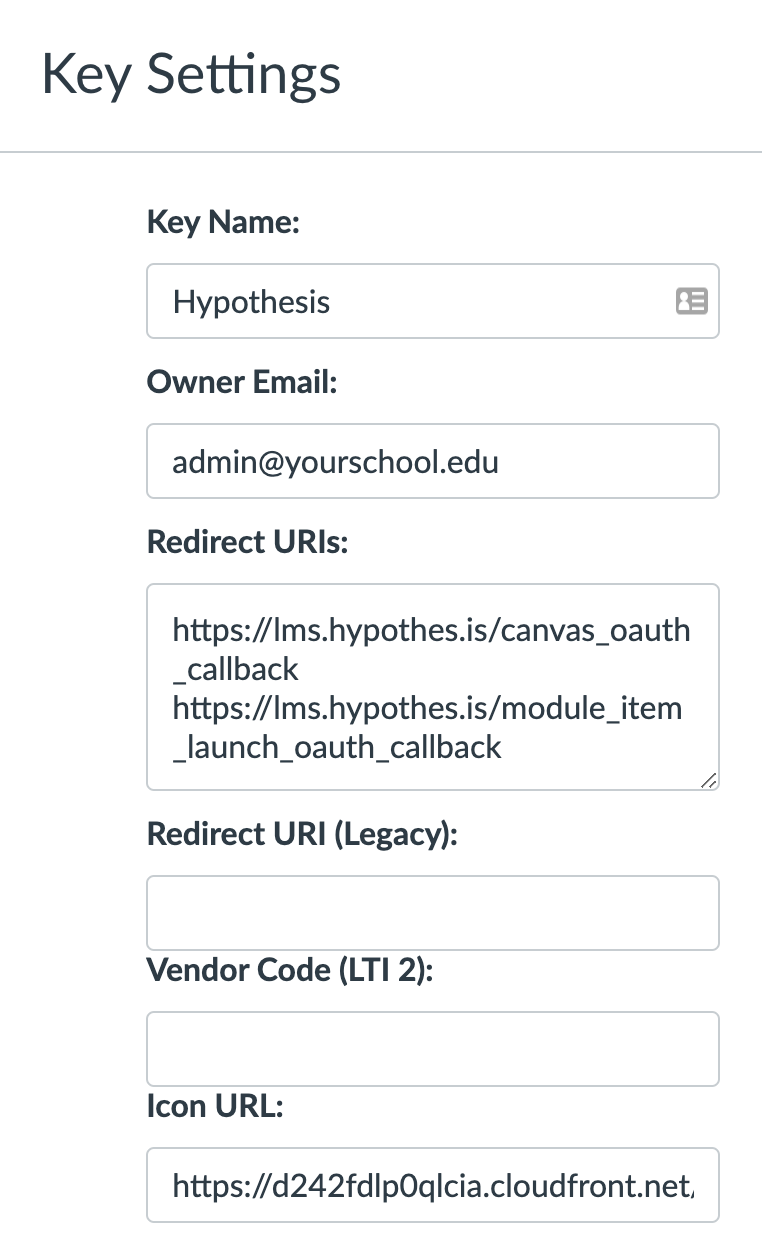 Installing Hypothesis in Canvas – LTI 1.3 (Worldwide) : Hypothesis