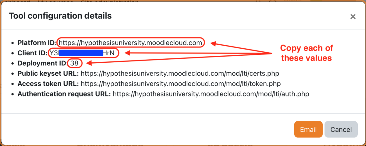 Installing Hypothesis in Moodle – LTI 1.3 (Worldwide) : Hypothesis