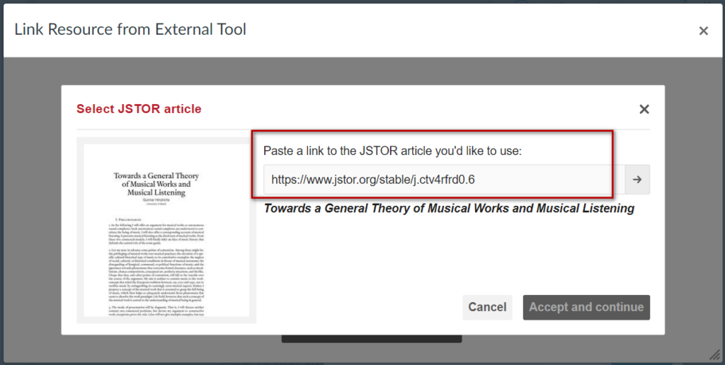 Using Hypothesis with JSTOR : Hypothesis