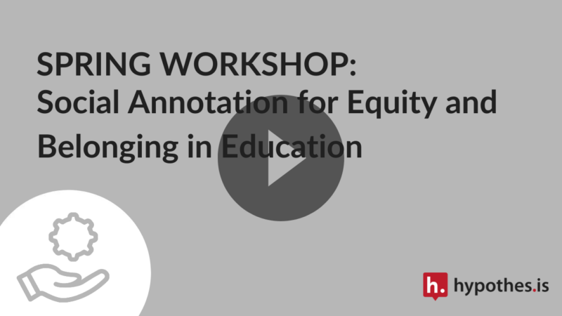 Four Ways to Annotate in Math Courses : Hypothesis